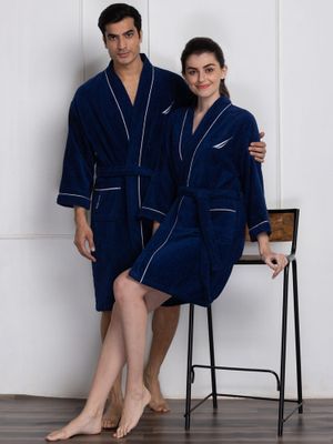 Nautica Bath Robes : Buy Nautica Luxurious Ultra Soft Bath Robe -2pc ...