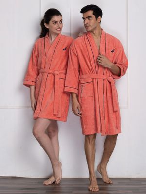 Nautica Bath Robes : Buy Nautica Luxurious Ultra Soft Bath Robe -2pc ...