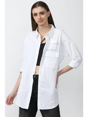 Buy Forever 21 Solid White Shirts Online