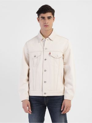Buy Levi's Men's Beige Denim Jacket Online
