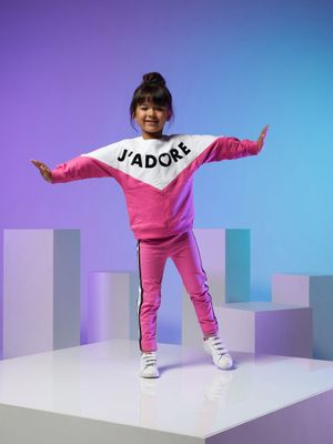 Buy ANGEL & ROCKET Chevron Slogan Sweat Online