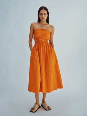 Buy Summer Somewhere Savannah Orange Tube Dress online