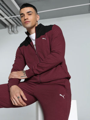 Buy Puma Red Solid Bomber Jacket (S) Online