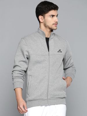 Buy Alcis Men Grey Running Sports Jacket Online