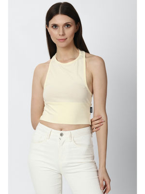 Buy Yellow Backless Tank Top Online