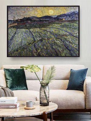 Buy The Art House Enclosed Field With Rising Sun By Van Gogh Online
