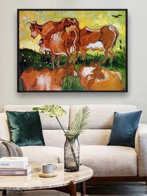 Buy The Art House Cows By Van Gogh Online