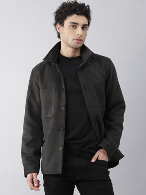 RARE RABBIT jackets_men_westernwear : Buy Rare Rabbit Dark Green Casual ...