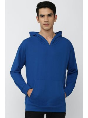 Buy Forever 21 Solid Hoodie - Blue online