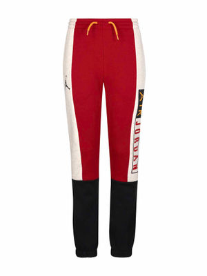 Buy Jordan Boys Red Colorblock Joggers Online