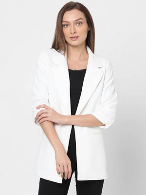 Buy VERO MODA White Tailored Blazer online
