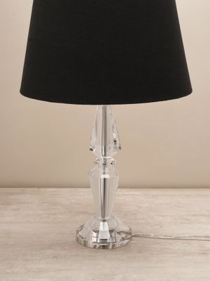 Buy Pure Home + Living Clear Crystal Table Lamp Stand Online