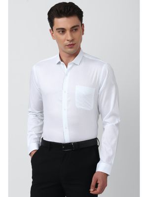 Peter England Formal Shirts : Buy Peter England Men White Slim Fit ...