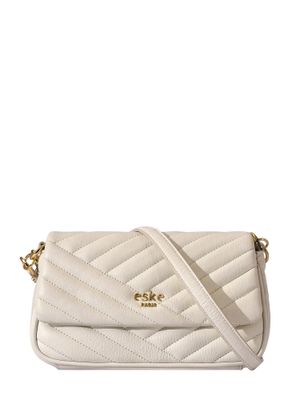 Buy Eske Vanilla Quilted Leather Shoulder Bag for Women Online