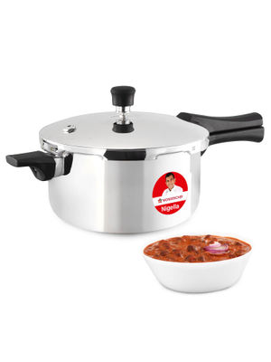 Buy Wonderchef Nigella Tri-Ply Stainless Steel Outer Lid Pressure ...