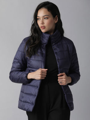 Buy RAREISM Blue Solid Plain Jacket Online