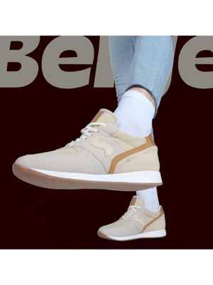 Buy SOLETHREADS Poly Cream Self Design Women Sneakers Online