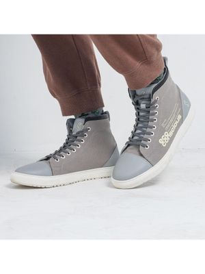 Buy SOLETHREADS Ecofab Grey Printed Men Sneakers Online
