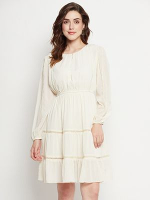 Buy CAMLA Women Off White Dress Online