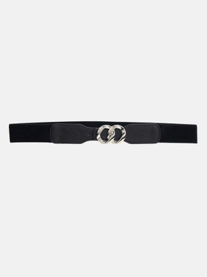Buy Kazo Interlock Thin Buckle Belt - Black online