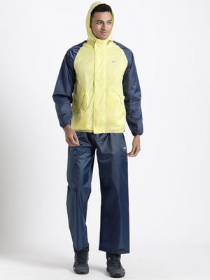 Buy Wildcraft Men Yellow Colorblock Rain Jacket Online
