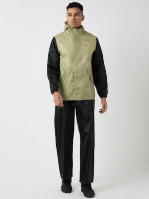 Buy Wildcraft Men Green Colorblock Rain Jacket with Pant (Set of 2) Online