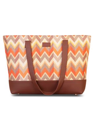 Buy Zouk Women's Handcrafted Wave Shoulder Tote Bag Online