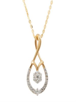 Buy WHP Jewellers Drop Diamond Pendant Online
