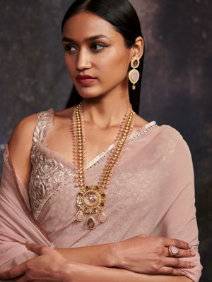 Buy Aulerth White Lotus Necklace By Tribe Amrapali Online