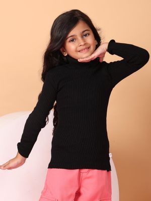 Buy Superminis Girls Woollen Turtle Neck Sweater Winter Skivy for Kids ...