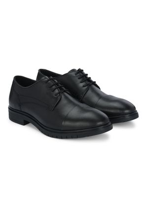 Buy Delize Mens Black Derby Shoes Online