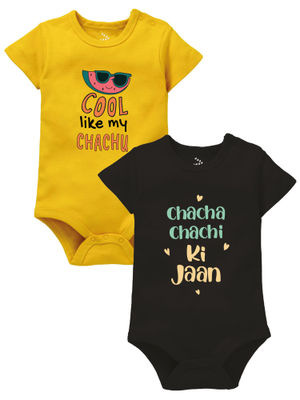 Buy Zeezeezoo Cool Like Chachu & Chacha Chachi Ki Jaan Printed Baby ...