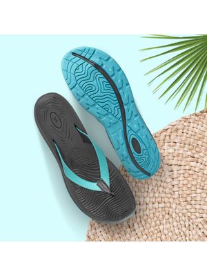 Buy SOLETHREADS Sera Black Solid Women Flip Flops Online