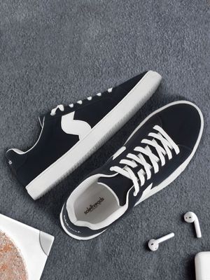 Buy SOLETHREADS Swatch-m Navy Solid Men Sneakers Online