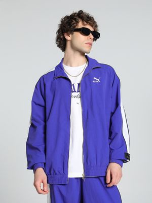Buy Puma T7 Play Paris Track Unisex Blue Jacket (XXS) Online