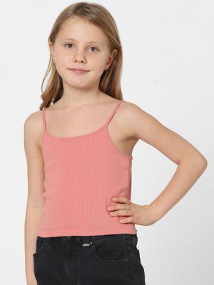 Buy KIDS ONLY Girls Pink Textured Top Online
