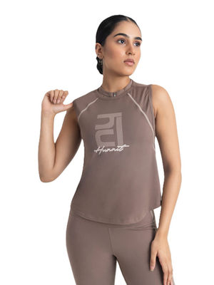 Buy Hunnit Yin Yang Round Neck Sweat Proof Stretchable Tank Top fo ...