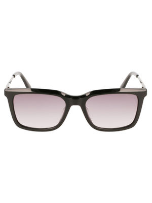 Buy Calvin Klein Grey Gradient Lens Rectangle Sunglass Full Rim Black ...