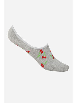 Forever 21 Socks : Buy Forever 21 Print No Show Socks Grey Online ...