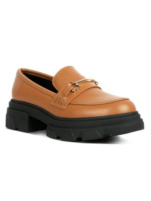 Buy London Rag Tan Chunky Block Loafers Online