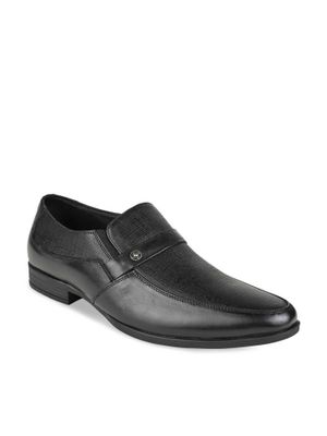 REGAL Slip-On : Buy REGAL Men Black Textured Leather Formal Slip-On ...