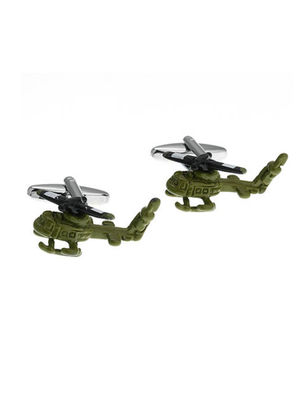 Buy The Tie Hub Army Helicopter Cufflinks Online