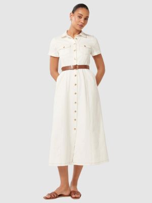 Buy Forever New Lana Short Sleeve Midi Dress with Belt Online
