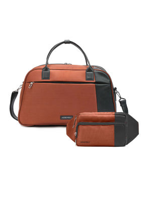 Buy Assembly Duffel Bag For Travel with a Fanny Pack Combo- Rust (L) online