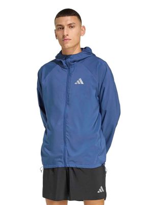 Buy adidas Run Ess JKT M Men Blue Running Jacket (XS) Online