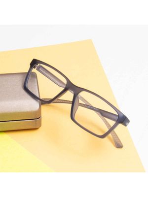 Buy TED SMITH Rectangular Matt Blue Spectacles for Mens Womens (54) Online