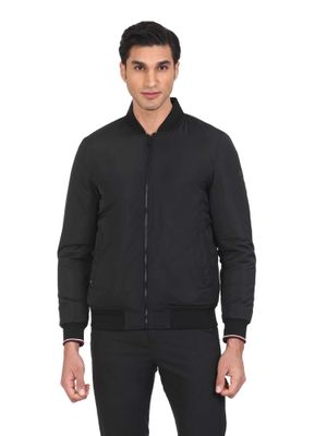 Buy Arrow Sports Men Black Stand Neck Solid Jackets Online