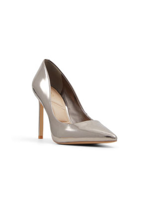 Buy Aldo Women Pewter Grey Pumps (UK 2) Online