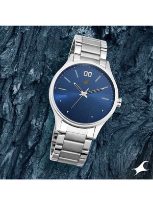 Buy Fastrack Blue Stainless Steel Watch-3247SM01 Online