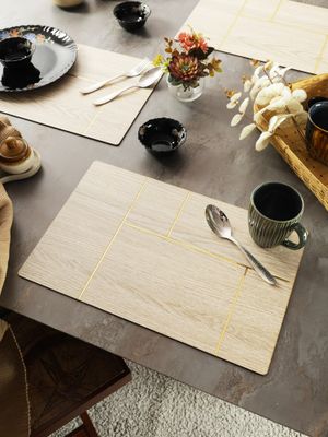 Buy Eyda Set of 6 Wooden-MDF Table Mats Online